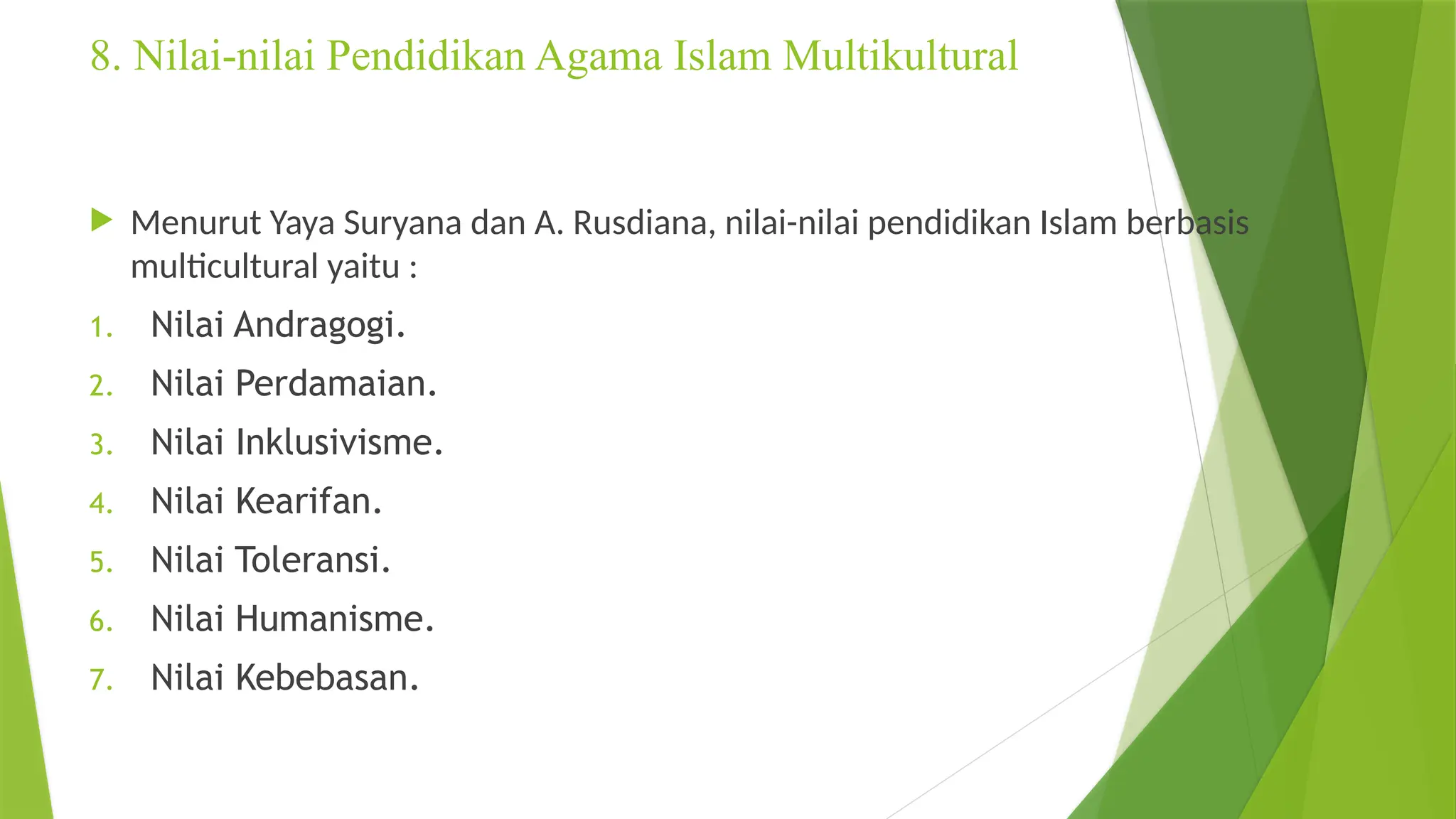 Konsep pengembangan kurikulum PAI di SMP | PPTX