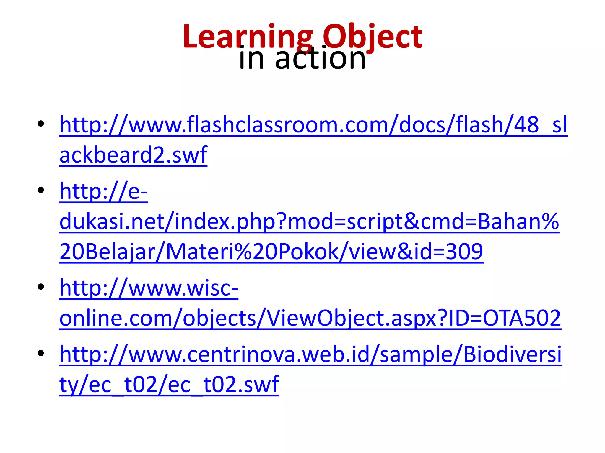 Learning Object: Apa dan Bagaimana? | PDF