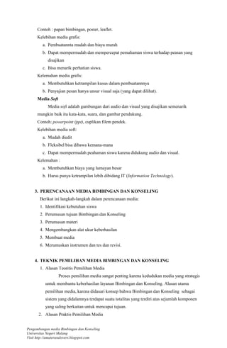 Pengembangan media bk | PDF