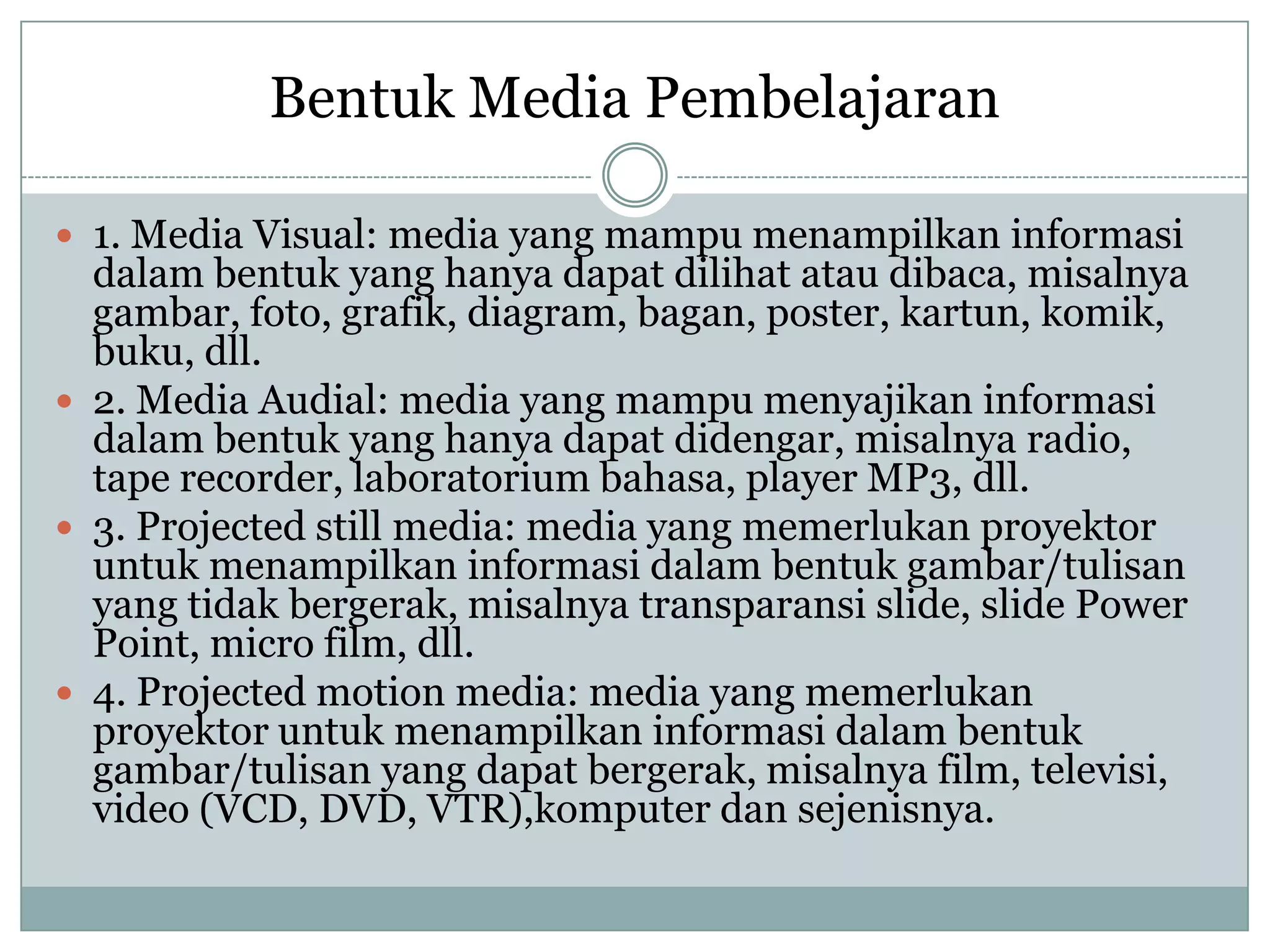 Pengembangan media pembelajaran | PPSX
