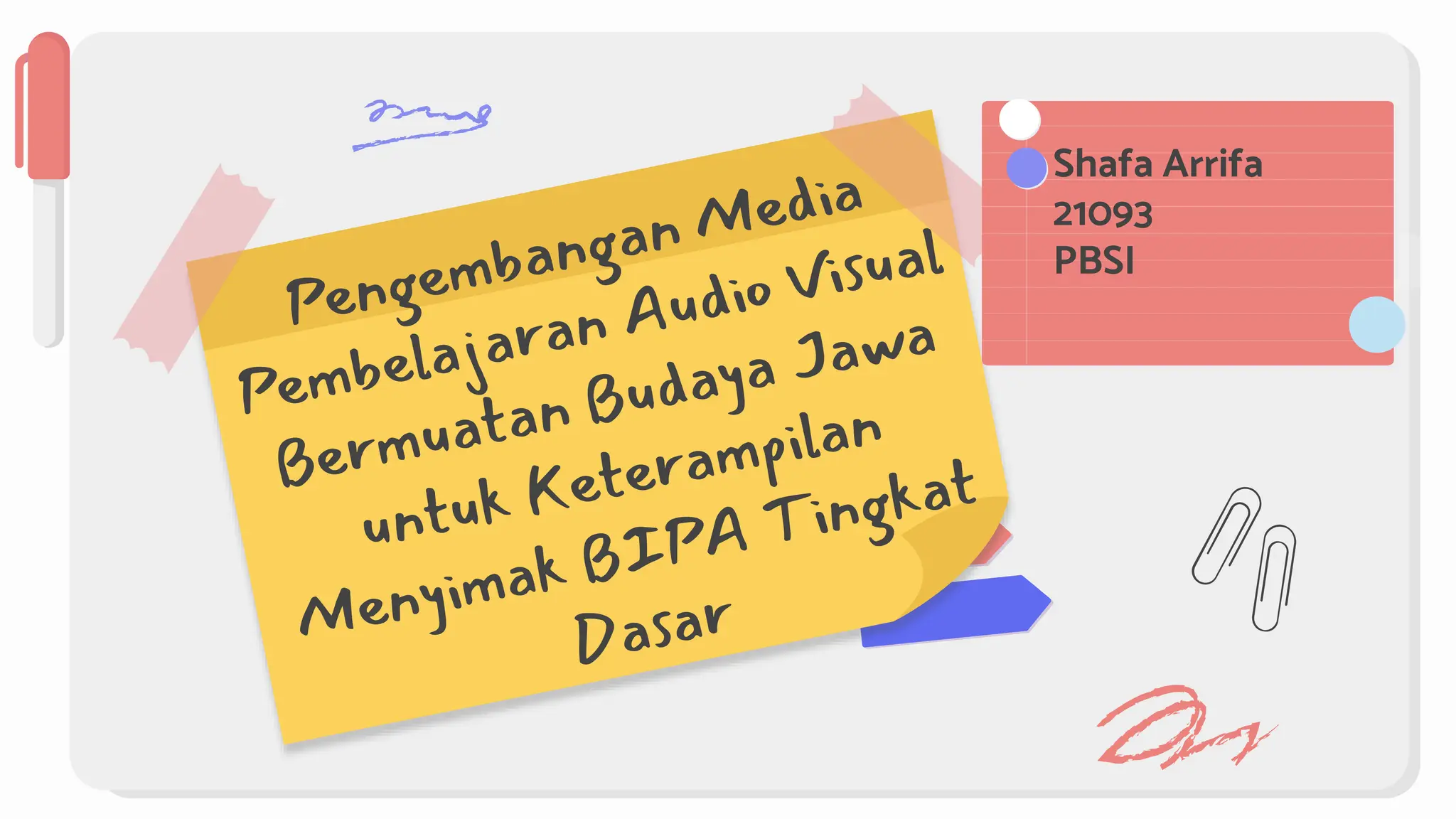 Pengembangan Media Pembelajaran Audio Visual Bermuatan Budaya Jawa ...