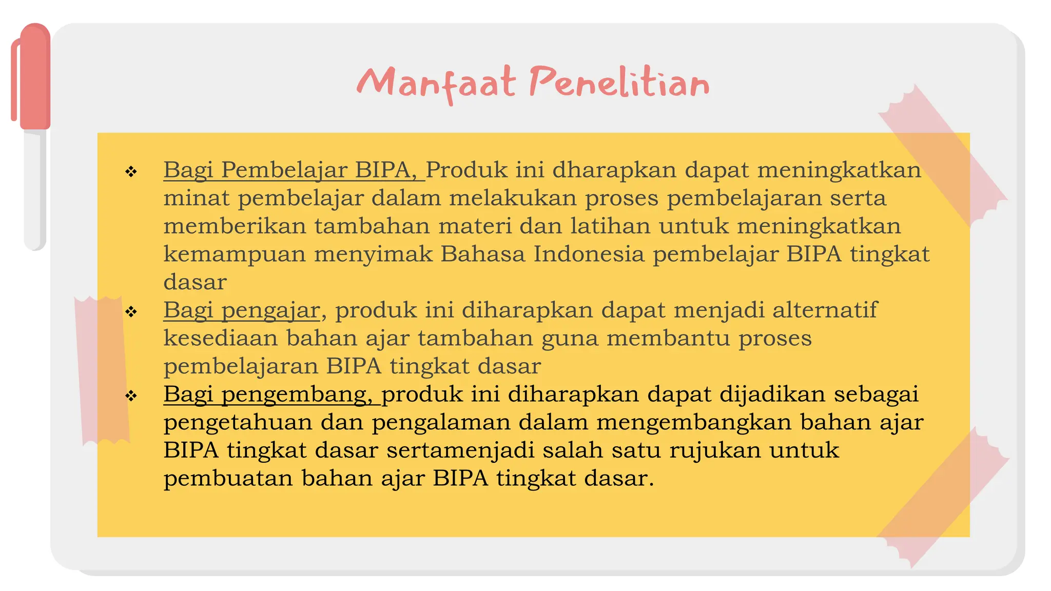 Pengembangan Media Pembelajaran Audio Visual Bermuatan Budaya Jawa untuk Keterampilan Menyimak ...