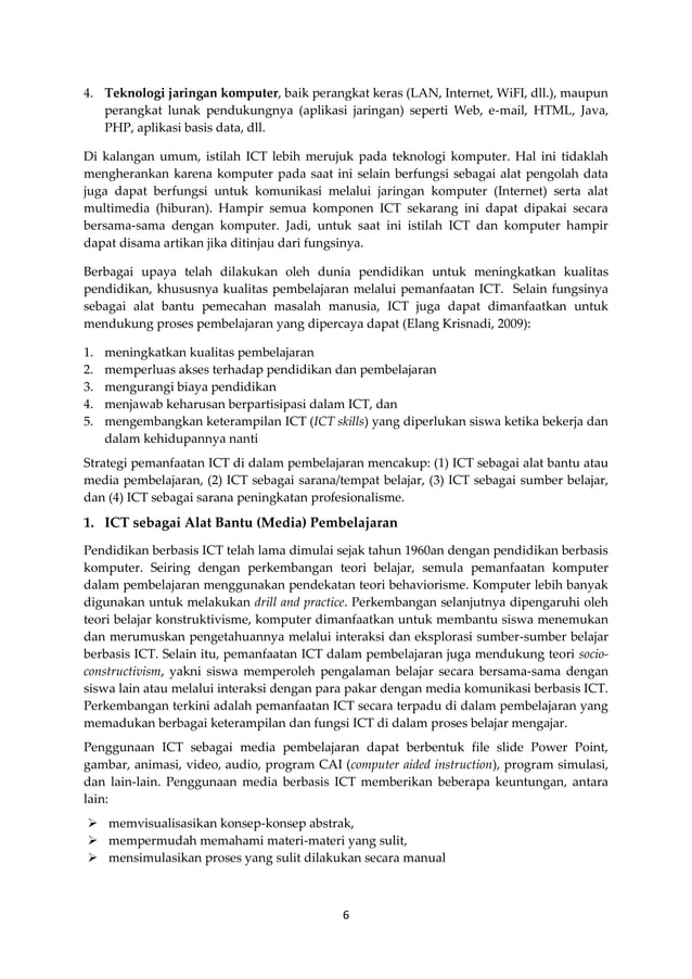 Pengembangan media pembelajaran berbasis ict | PDF