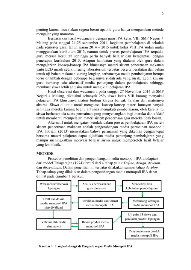 Pengembangan media pembelajaran monopoli ipa | PDF