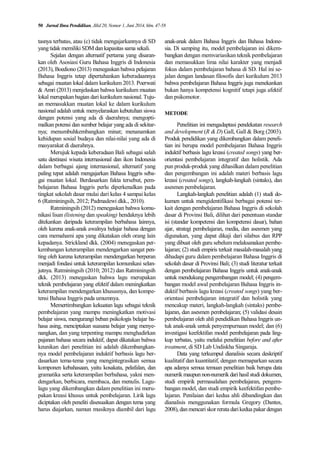 Pengembangan model pembelajaran_bahasa_inggris_ind | PDF