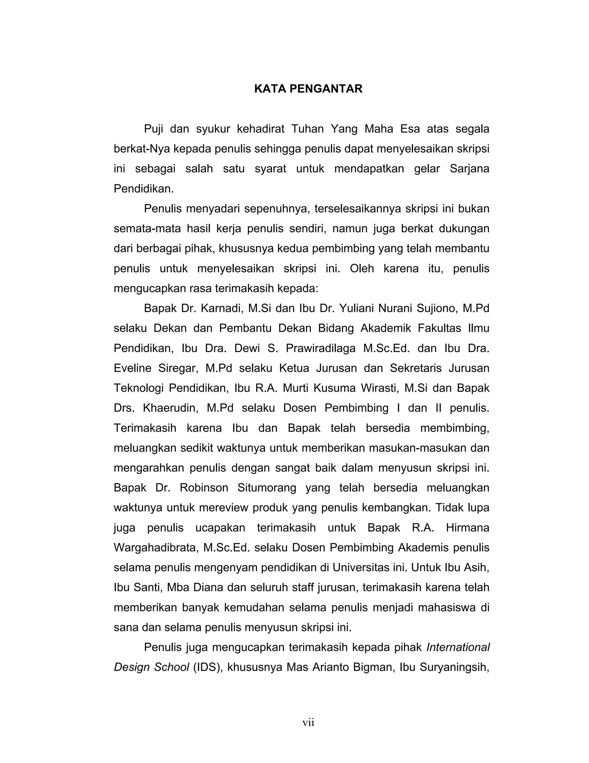 Pengembangan modul elektronik sebagai sumber belajar untuk mata kuliah ...