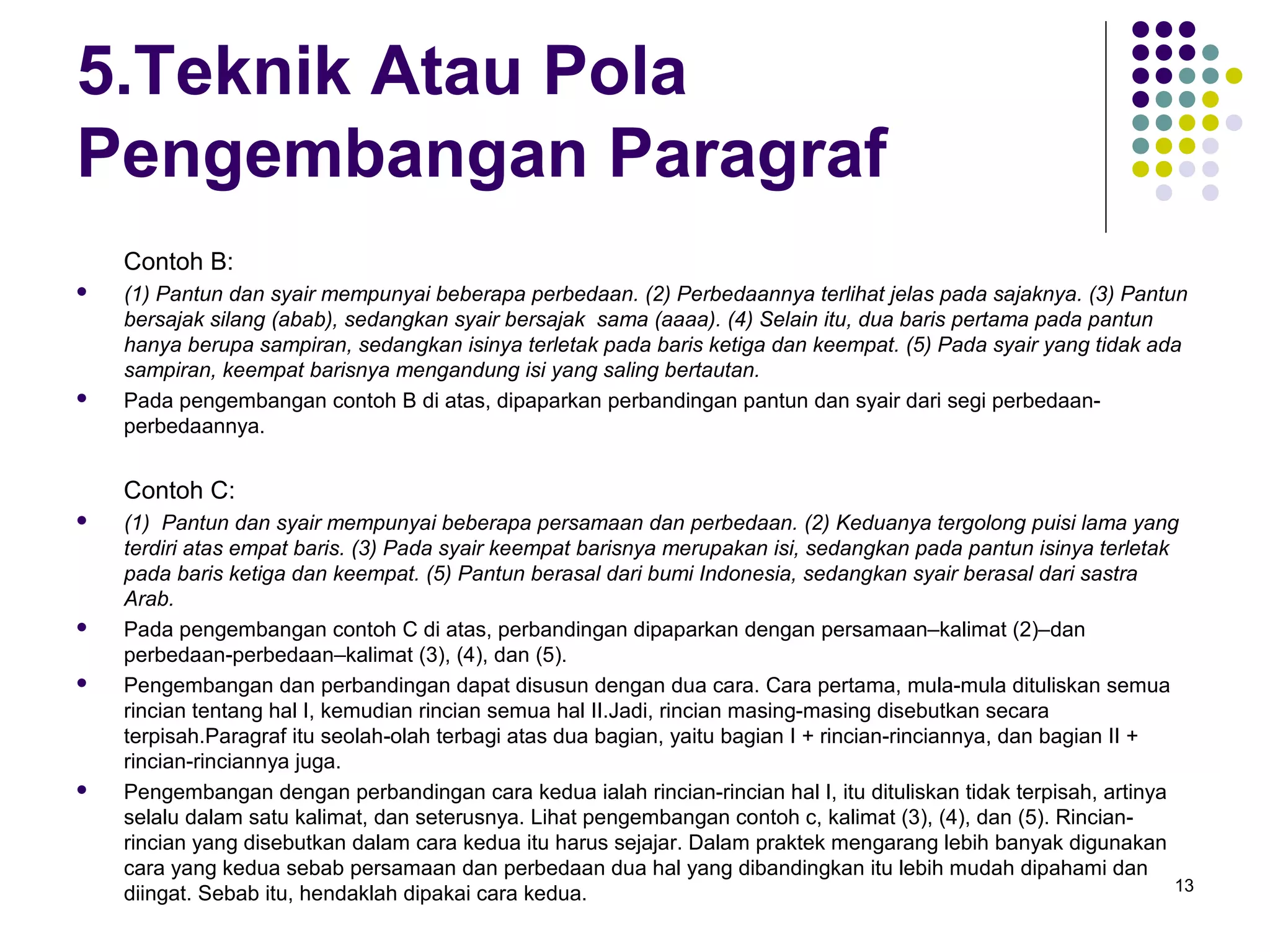 Pengembangan paragraf | PPT