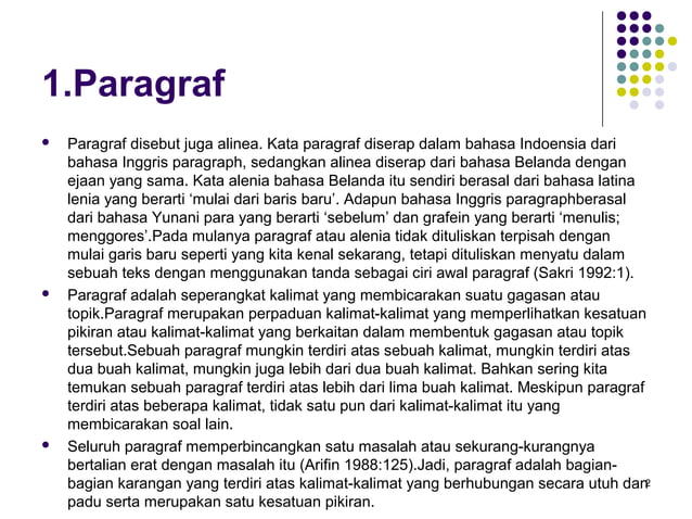Pengembangan paragraf | PPT