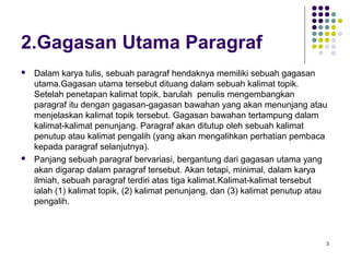 Pengembangan paragraf | PPT