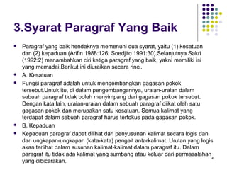 Pengembangan paragraf | PPT