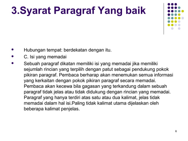 Pengembangan paragraf | PPT