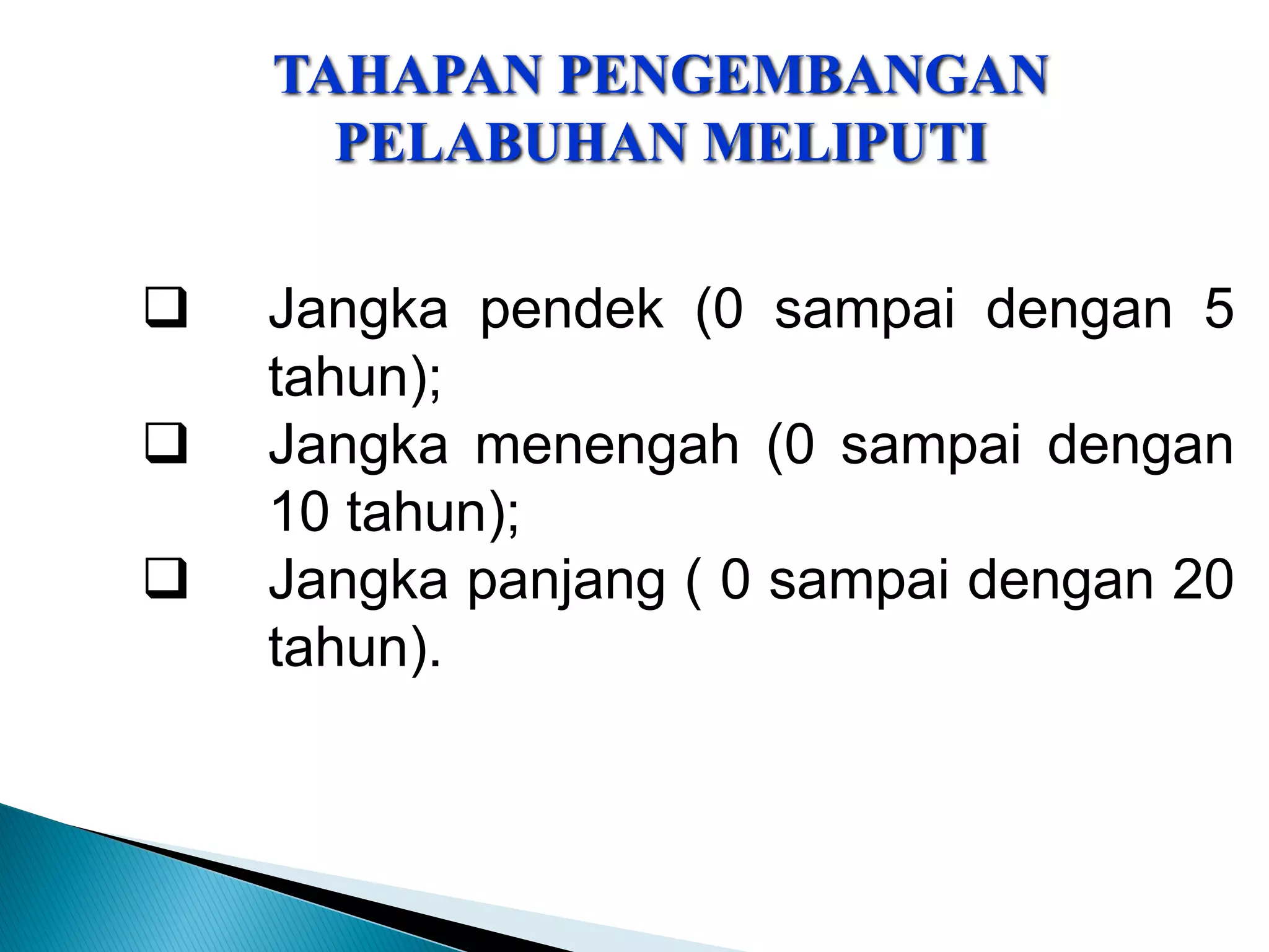 Pengembangan pelabuhan | PDF
