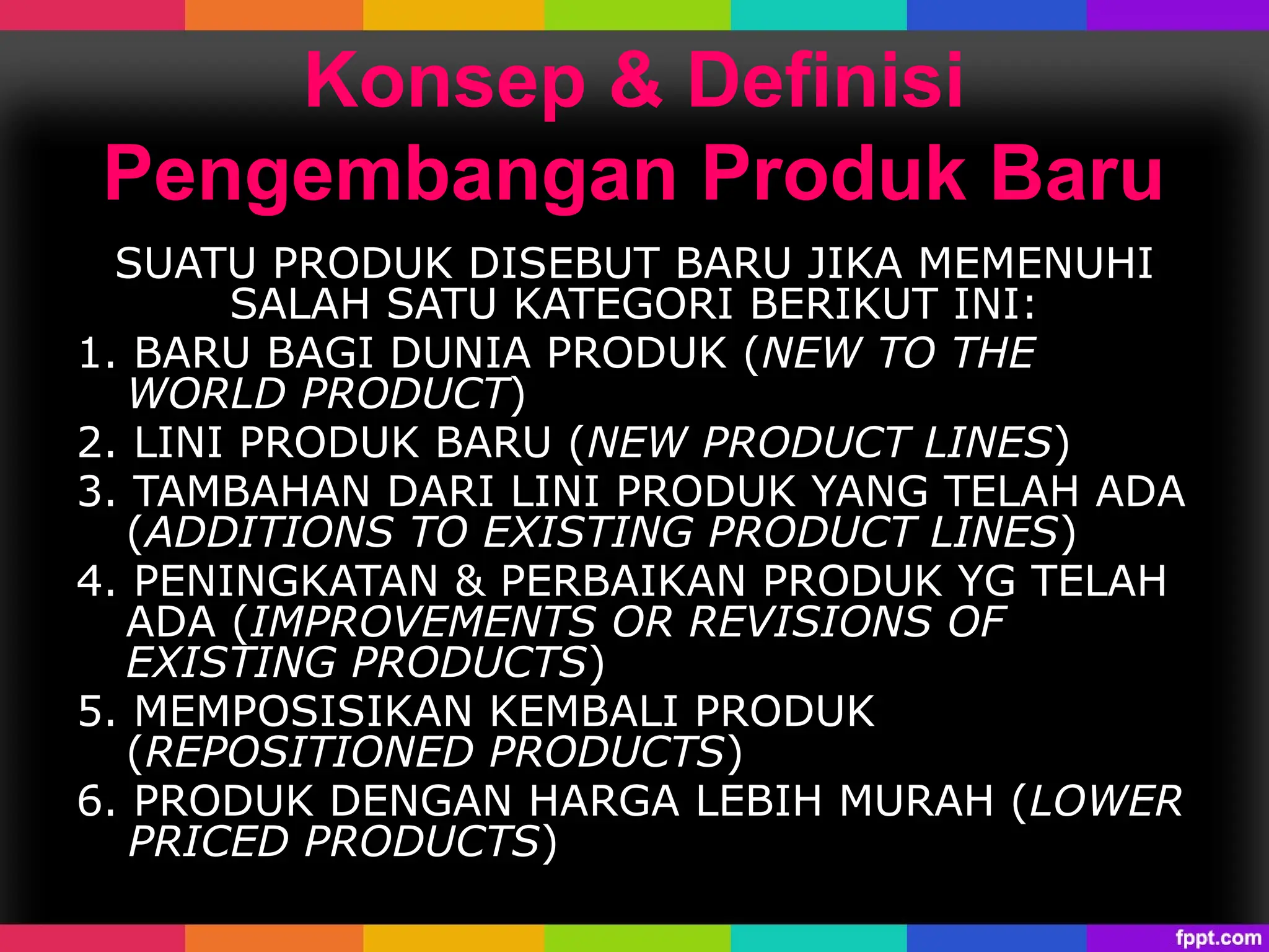 Pengembangan Produk Baru dan Evaluasi Sensoris | PPTX