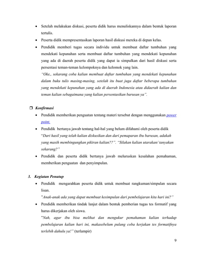 Pengembangan rpp ipa sd | PDF