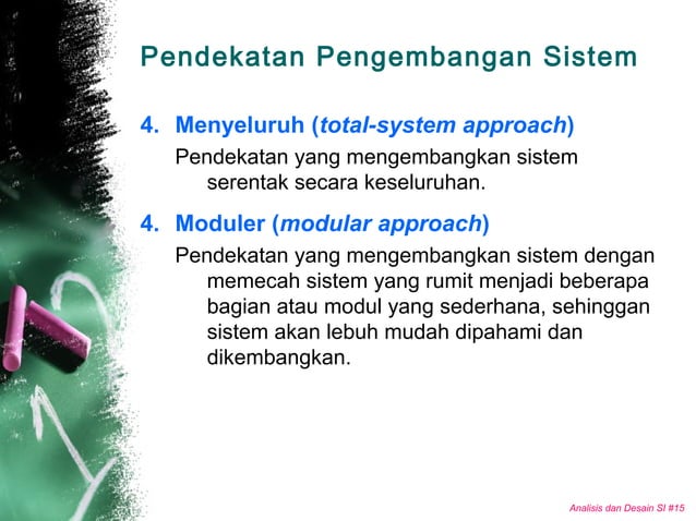 Pengembangan si | PPT