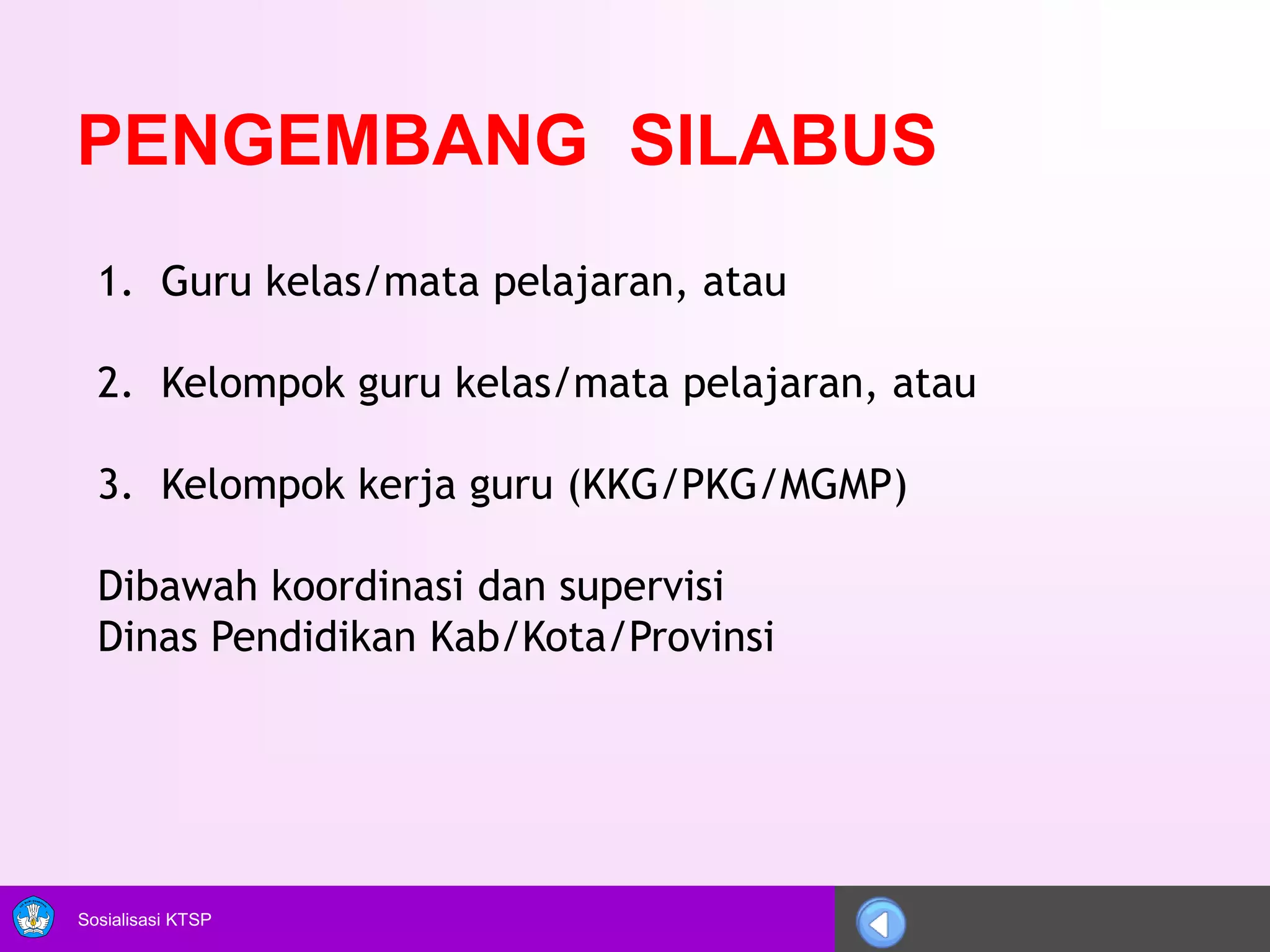 Pengembangan silabus.ppt