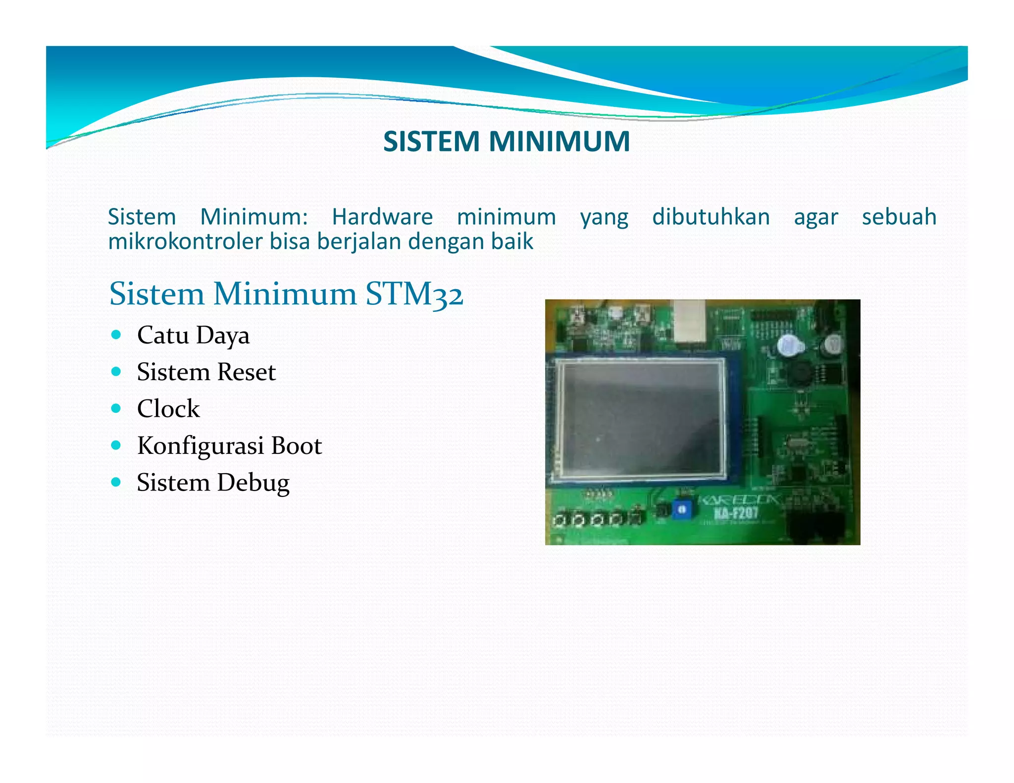 Pengembangan sistem embedded berbasis stm32 | PDF