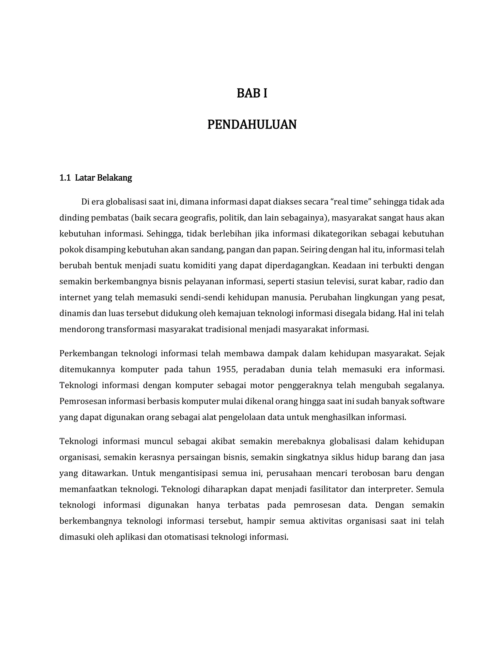 Pengembangan sistem informasi | PDF