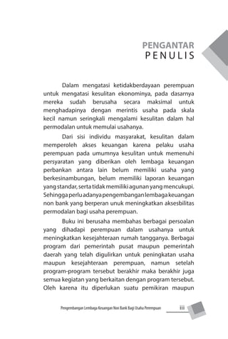 Pengembangan usaha perempuan | PDF