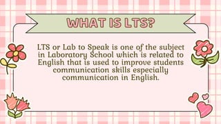 video tentang pembelajaran LTS sekolah laboratorium jakarta | PDF
