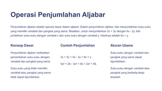 Pengenalan Aljabar dalam Bentuk Operasi Hitung.pptx