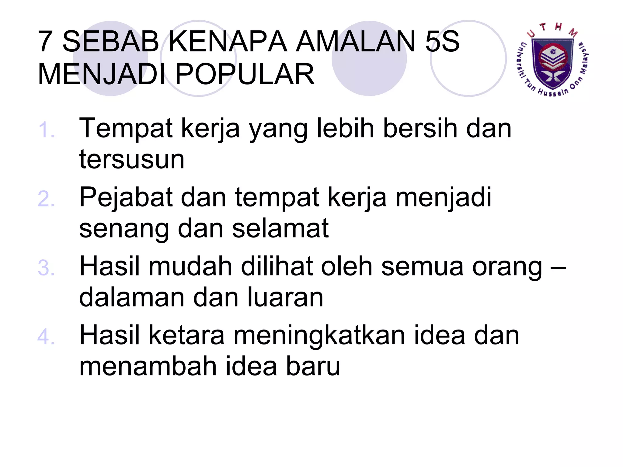 Pengenalan Amalan 5s | PPT