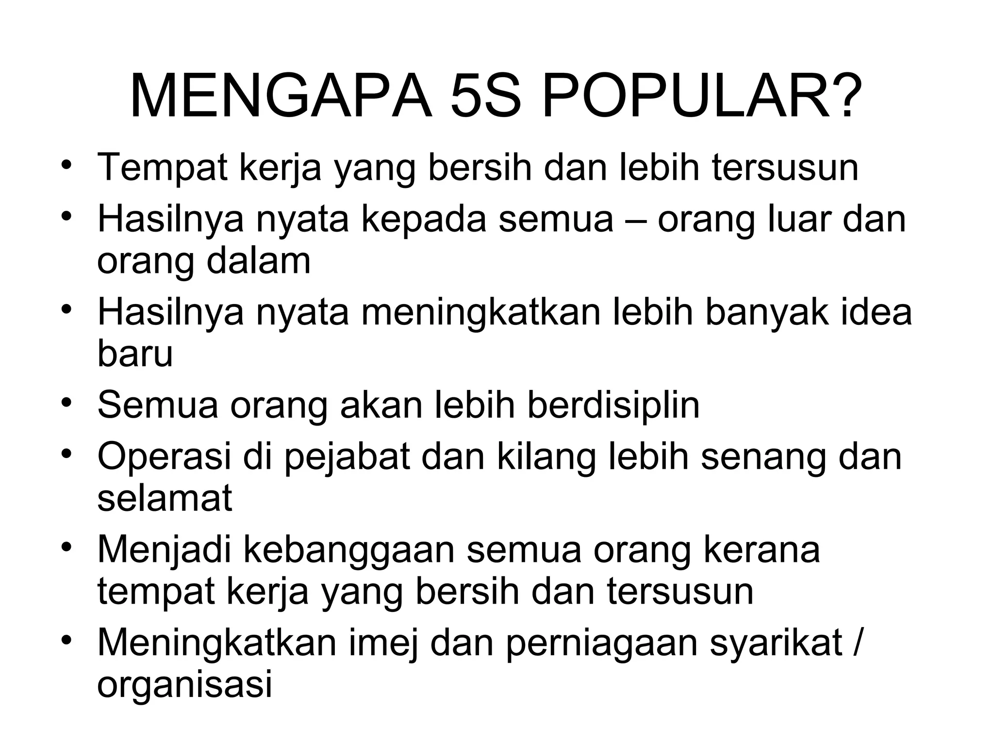 Pengenalan amalan-5s | PPT