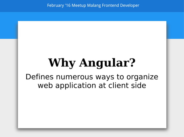 Pengenalan AngularJS | PPT