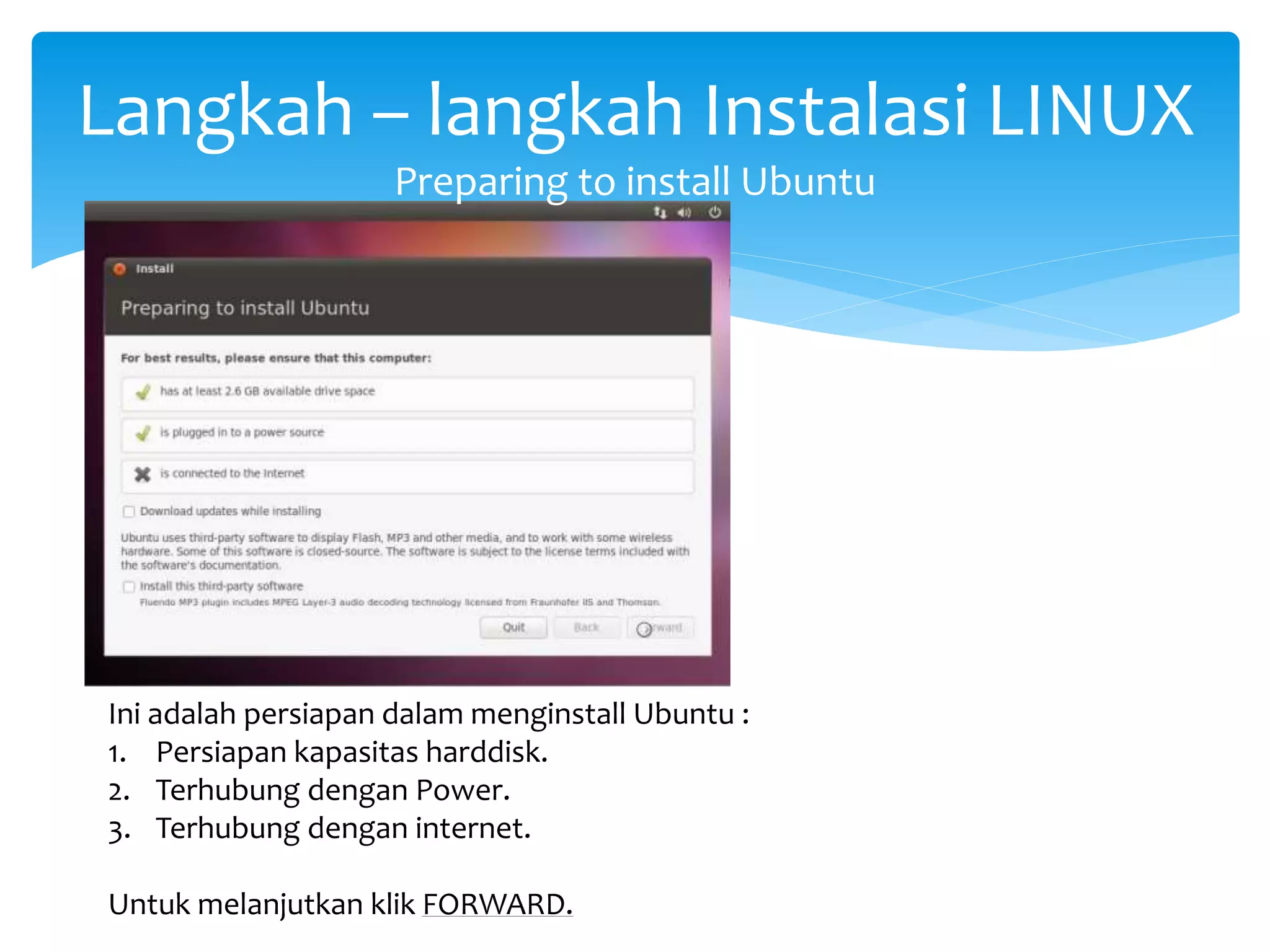 pengenalan dan instalasi linux | PPT