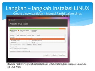 pengenalan dan instalasi linux | PPT