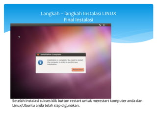 pengenalan dan instalasi linux | PPT