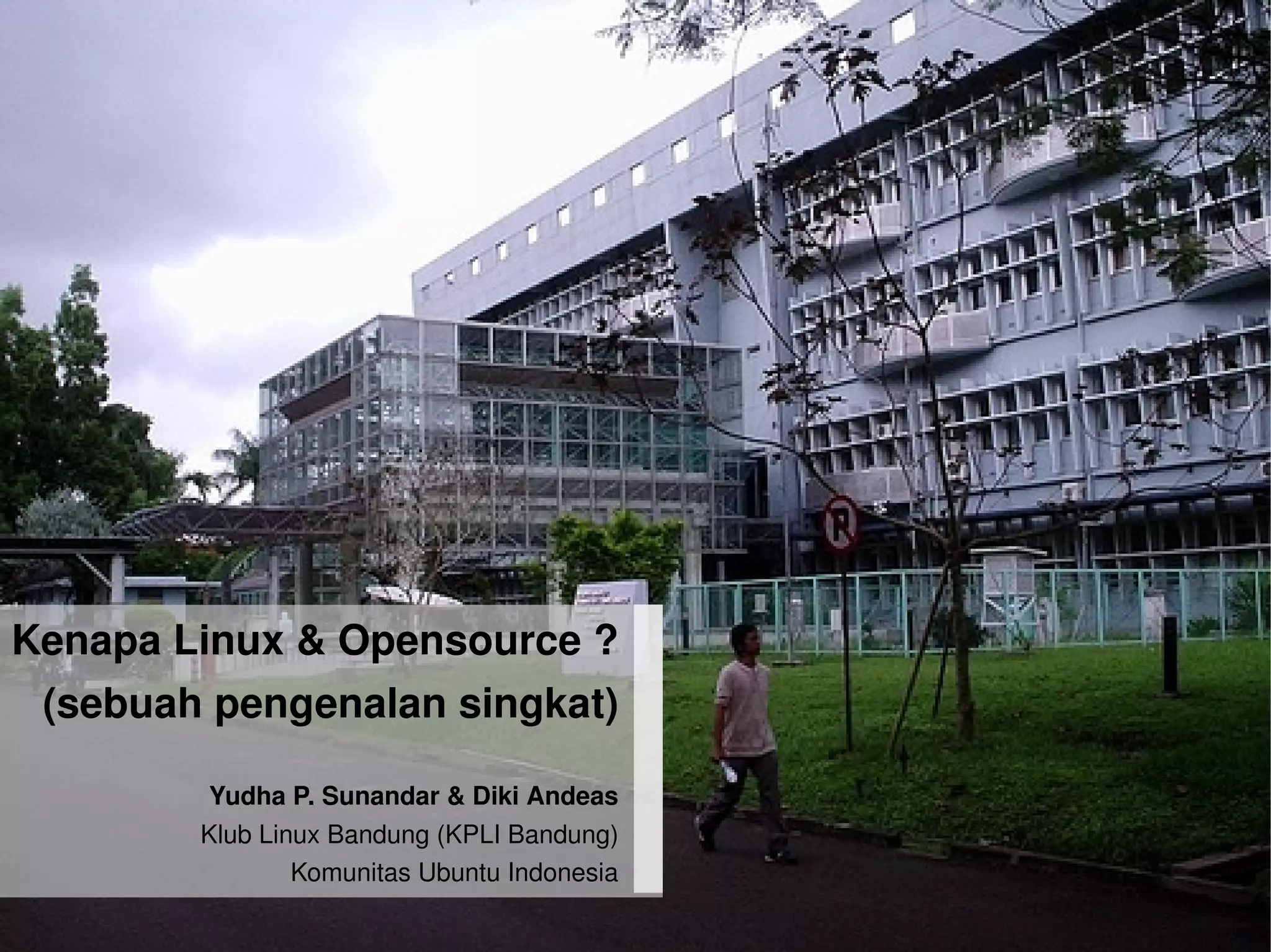 Pengenalan FOSS dan Linux | PPT