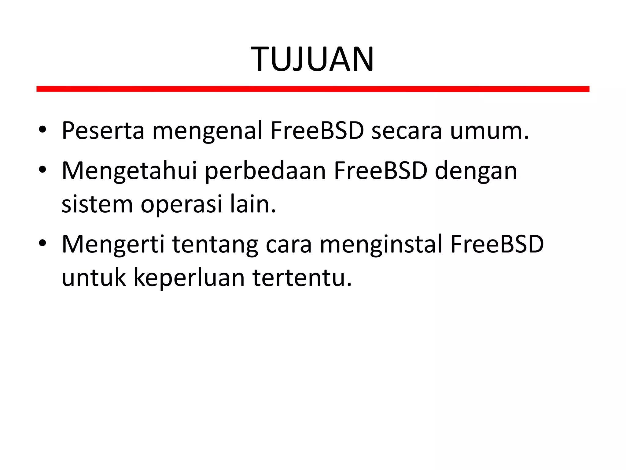 Pengenalan FreeBSD | PDF