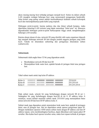 Pengenalan IP Addres | PDF