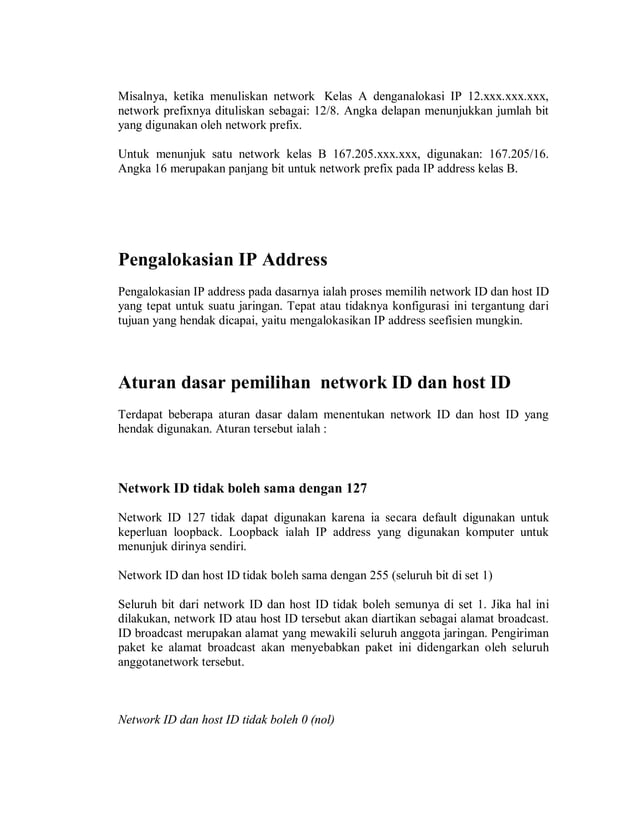 Pengenalan IP Addres | PDF