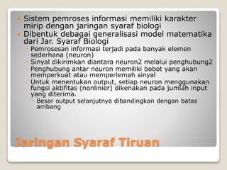 Pengenalan jaringan-syaraf-tiruan | PPTX