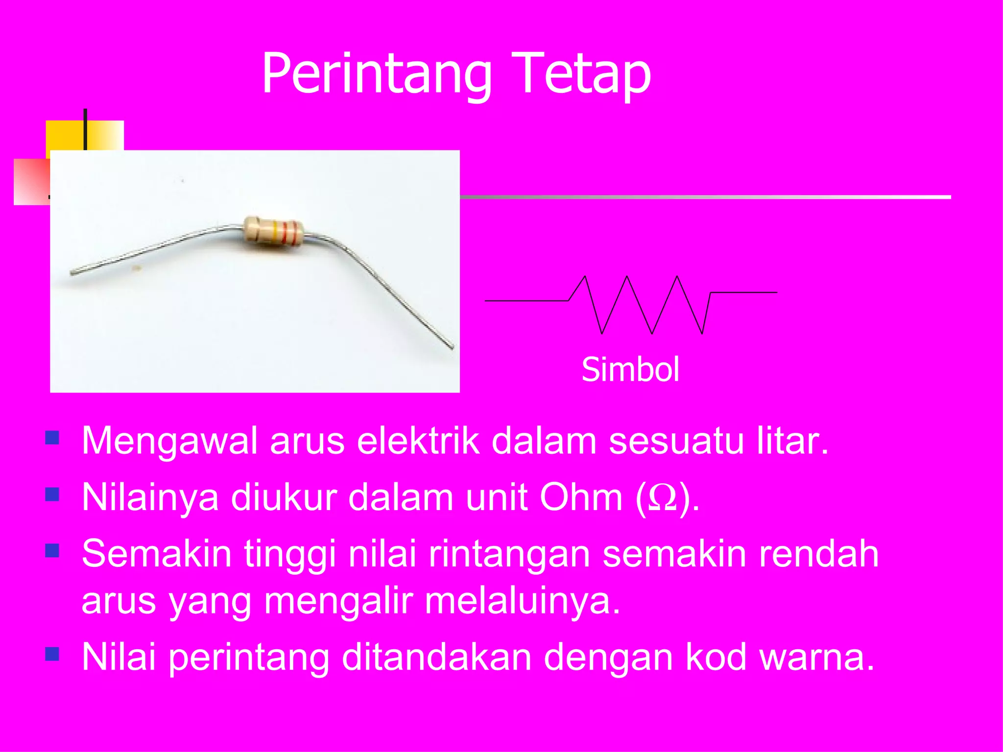 Pengenalan Komponen Elektrik | PPT