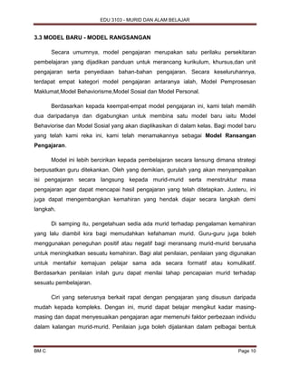 Pengenalan murid & alam belajar | DOCX