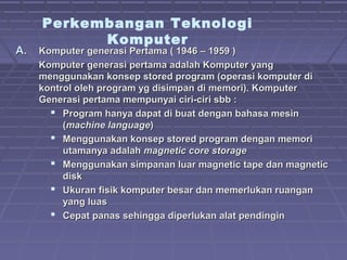 Pengenalan perkembangan-komputer | PPT