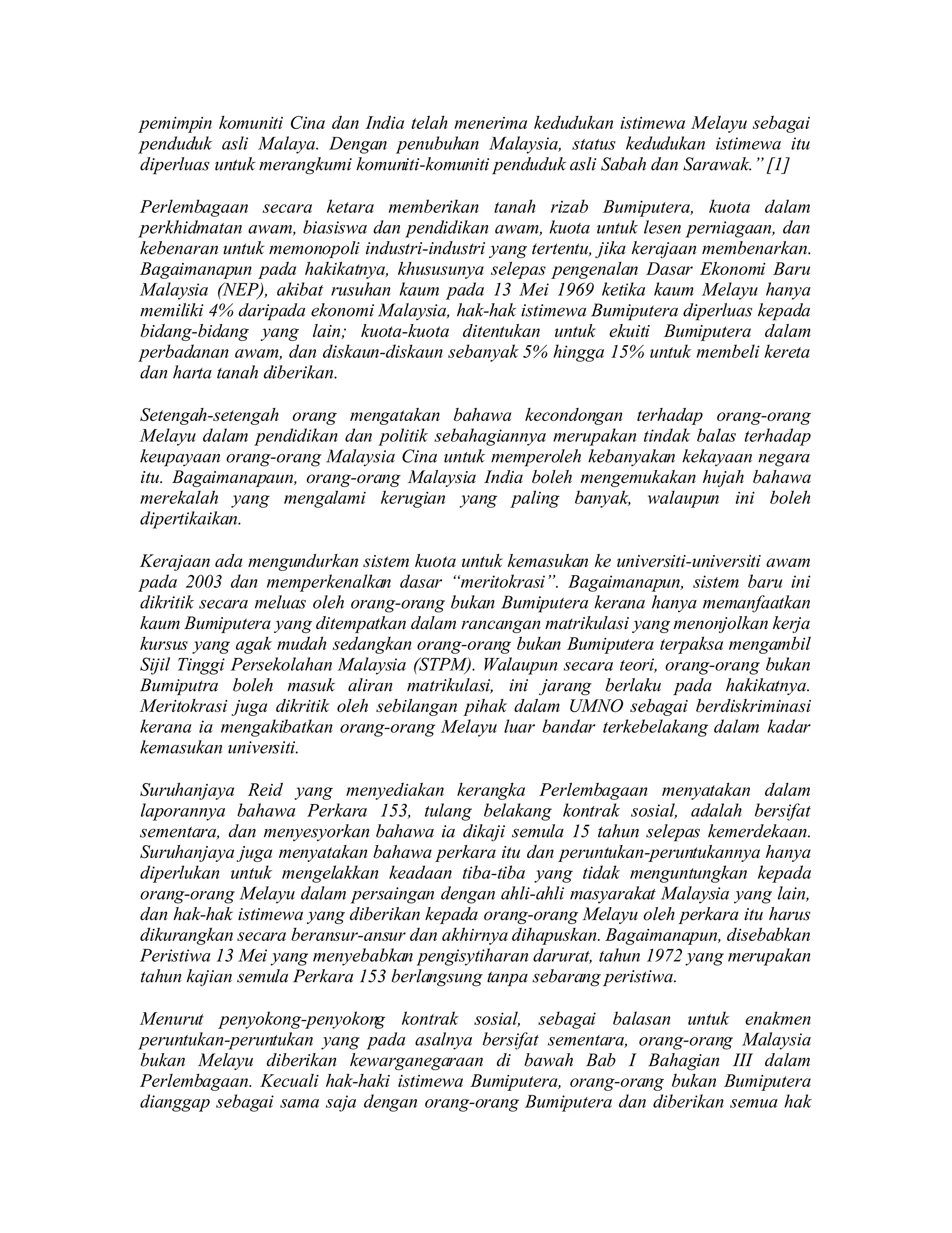 Pengenalan Perlembagaan | DOC