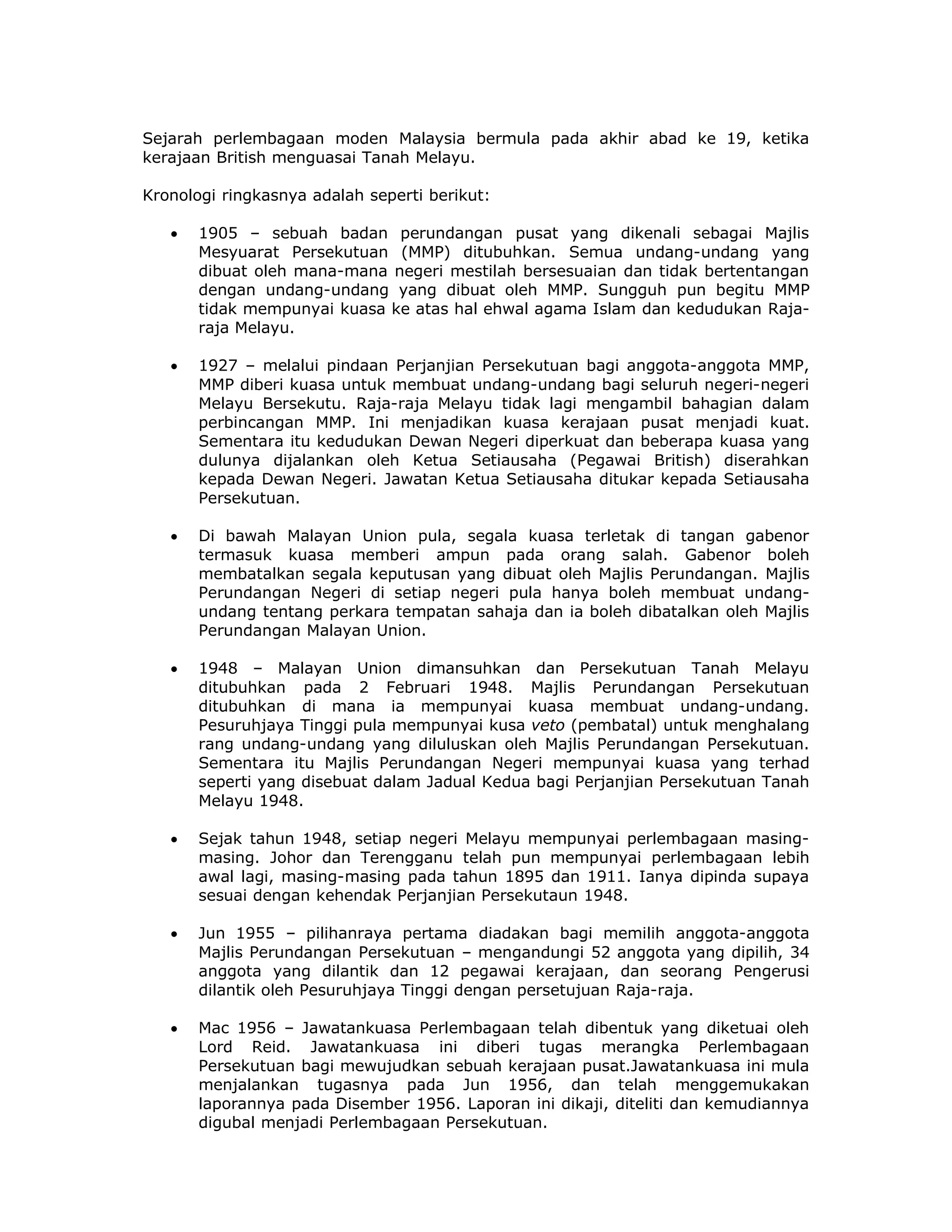 Pengenalan Perlembagaan | DOC