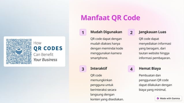 Pengenalan QR Code untuk pemulaaaaaaaaaaa | PPT