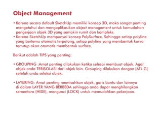 Pengenalan sketch up-ar2200 | PDF