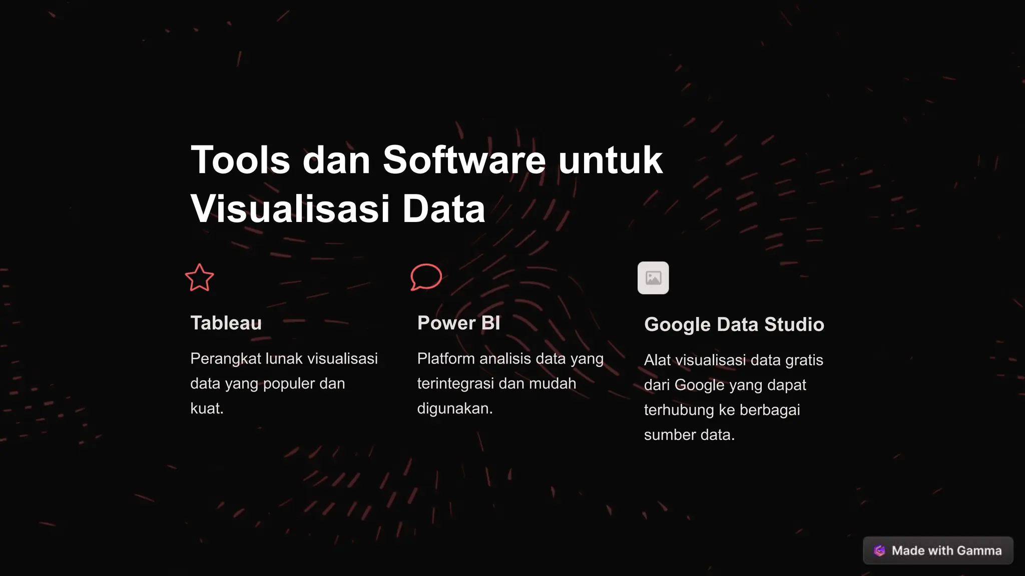 Materi 2 Pengenalan Teknik visualisasi data | PPTX