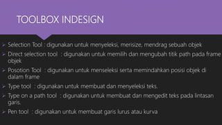 Pengenalan adobe indesign | PPTX