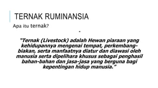Pengenalan Agribisnis Ternak Ruminansia 1.pptx