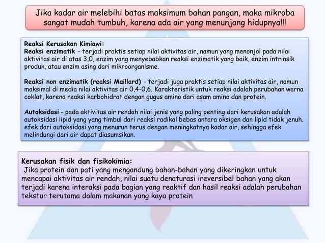 Pengenalan aktivitas air dan pertumbuhan mikroba by ItsDanicaPutrys | PPT