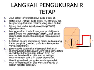 Pengenalan Alat Ukur Multimeter - AVO Meter.ppt