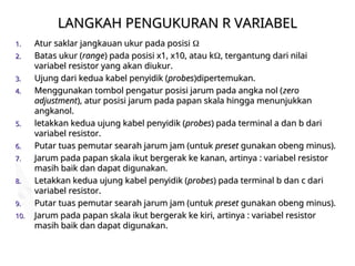 Pengenalan Alat Ukur Multimeter - AVO Meter.ppt