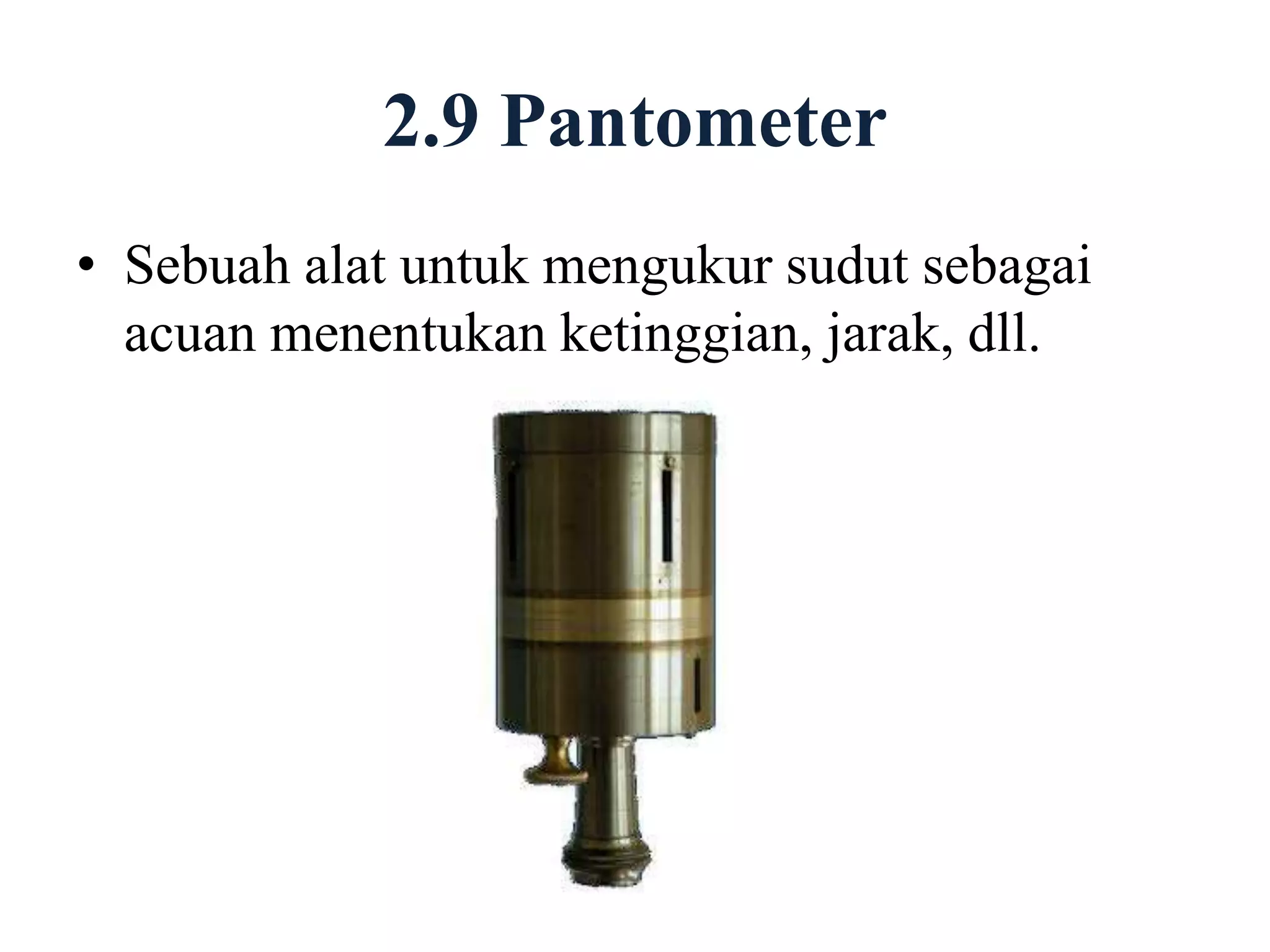 Pengenalan alat ukur tanah sederhana | PPTX